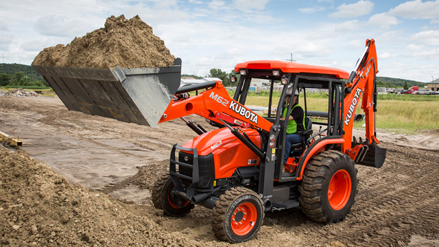 Kubota Backhoe Loaders - M TLB Series Tractor Loader Backhoes | Kubota ...