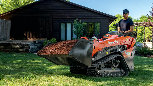 SCL1000 Series Stand On Compact Loader | Kubota Canada